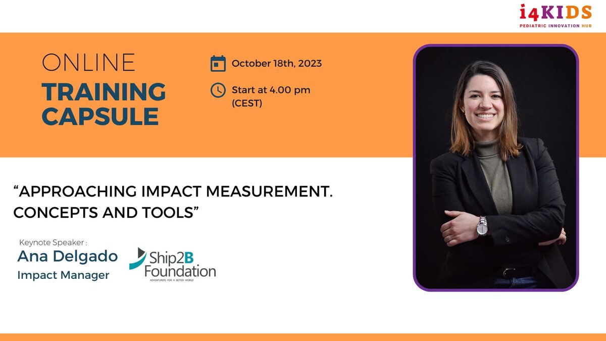 Speakers: Ana Delgado, Ship2B Foundation's Impact Manager | Institut de ...